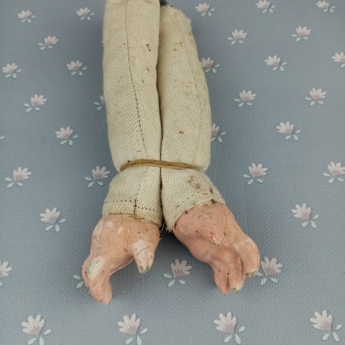 Antique Doll Arm, Parian - China Doll Part, Victorian Doll Leather Body ...