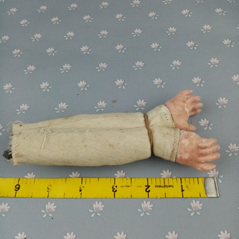 Antique Doll Arm, Parian - China Doll Part, Victorian Doll Leather Body ...