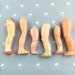 Doll Parts, Lot 6x Antique German Composition Doll Parts, Doll Legs ...