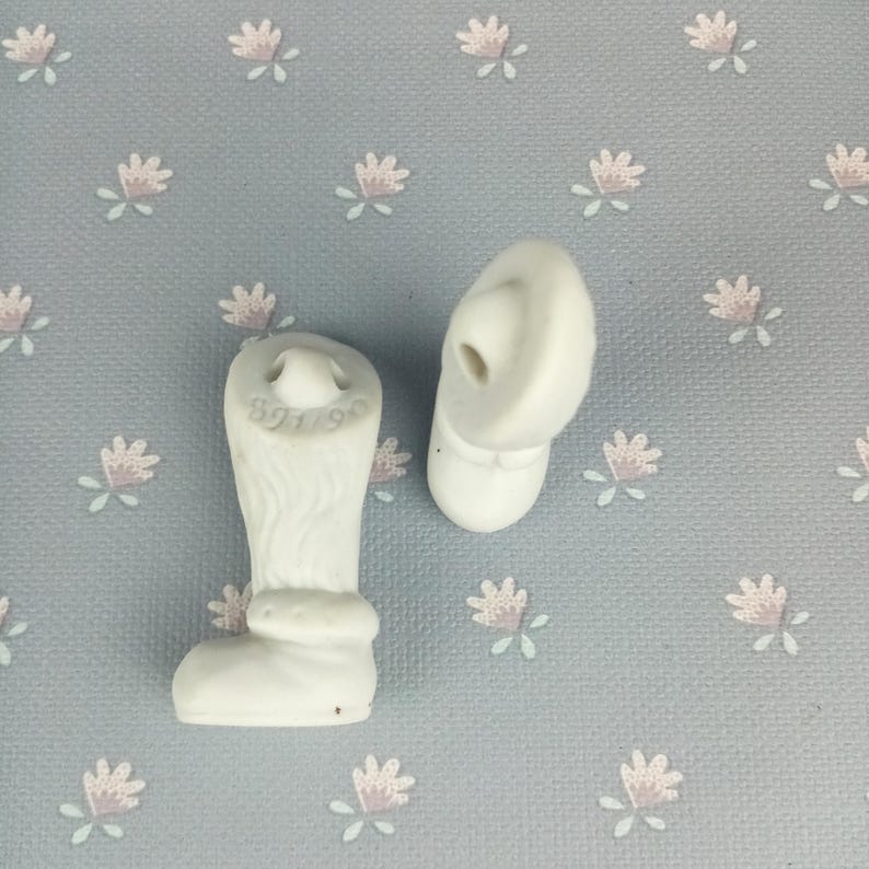 Antique German Bear Legs, Porcelain Animal Legs for Bears, Molded ...