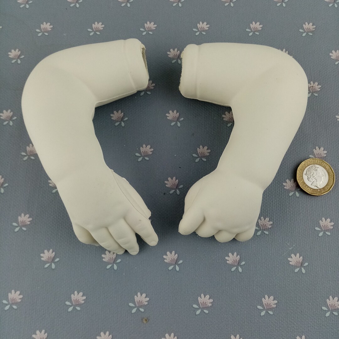 Vintage Artist Doll Baby Arms, Doll Arms, Composition Head Artists ...