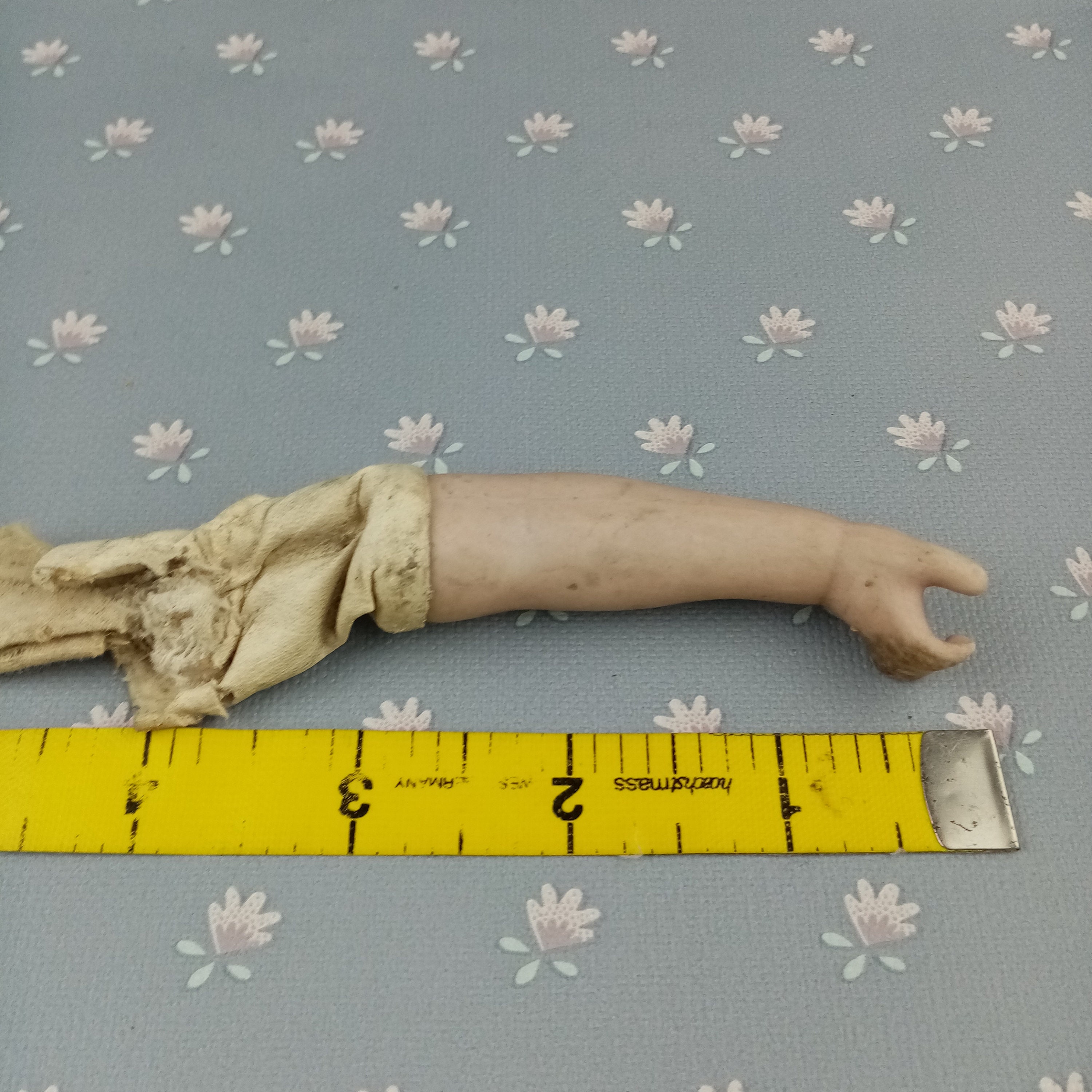 Antique Doll Arm, Parian - China Doll Part, Victorian Doll Leather Body ...