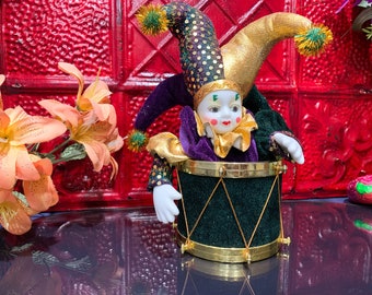 Mardi Gras Jester Doll - Etsy