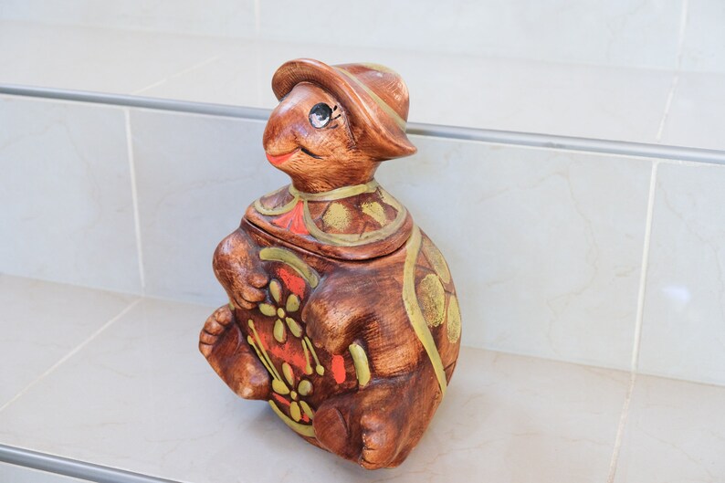 1' Large Turtle Statue Jar Good Fortune Happiness Animal | Etsy