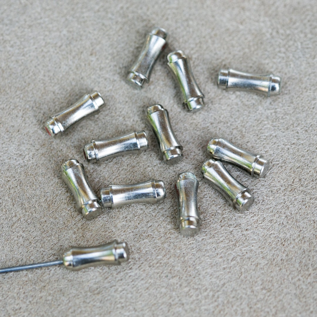 Clutches Silver Plated Hat Pin Bullets Stick Pin Back Ends Clutches ...