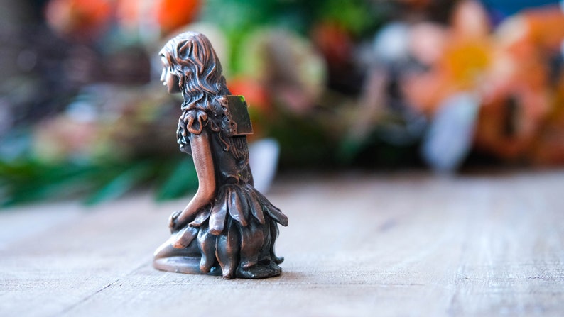 1970's Girl Figurine Solid Copper Lady Statue Sculpture - Etsy