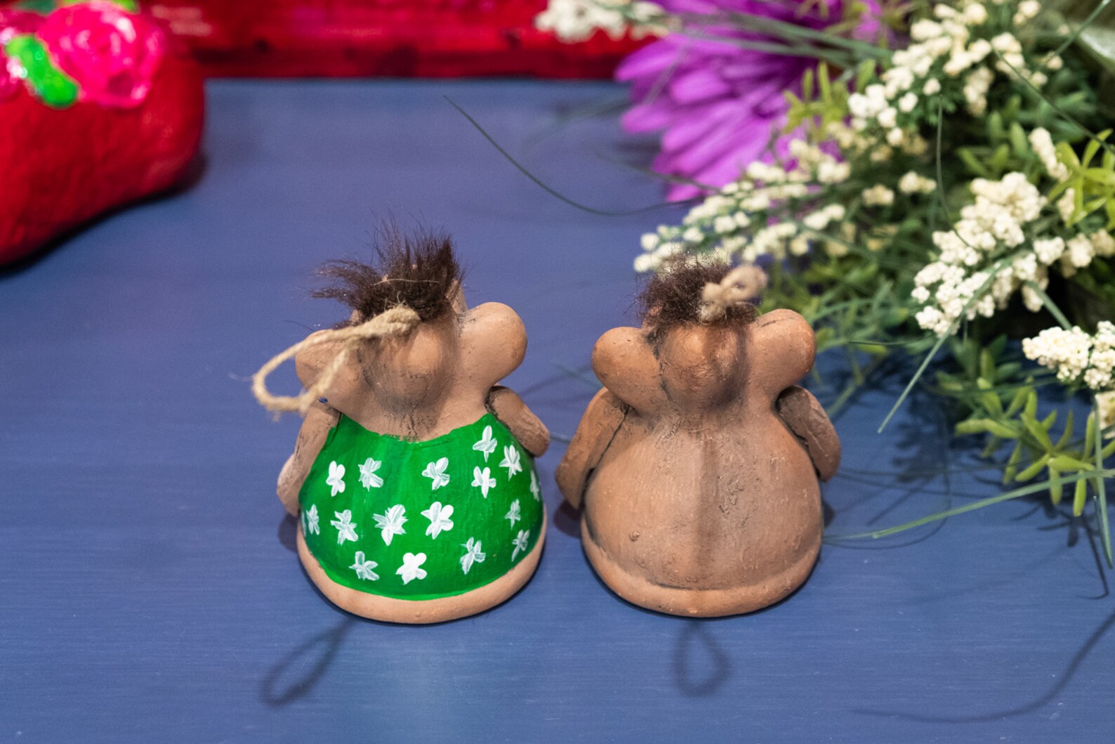 Monkey Bell Set of Male Female Couple Gift Ornament Tree - Etsy