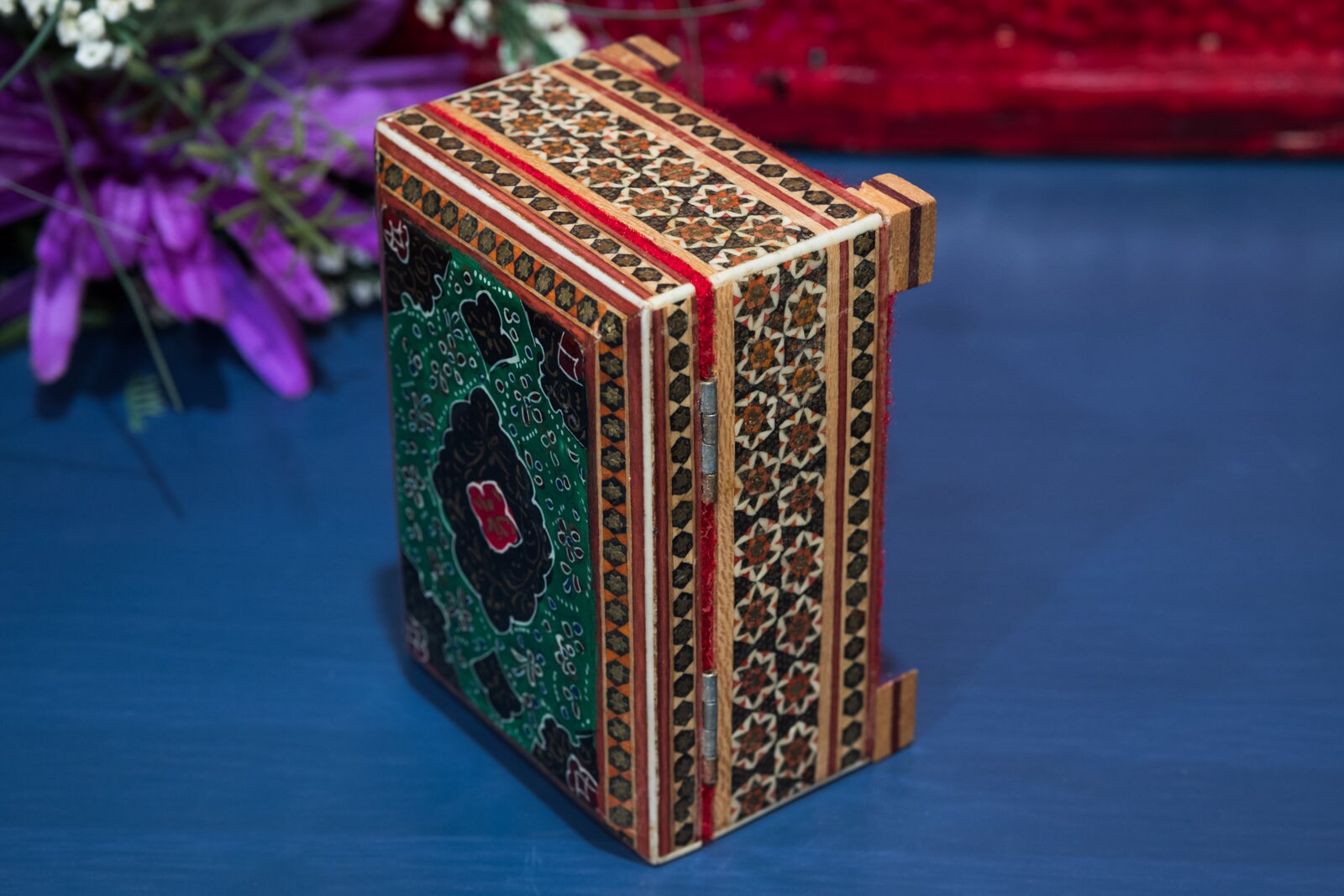 Proposal Ring Box Wedding Ring Bearer Hand Painted Jewelry | Etsy