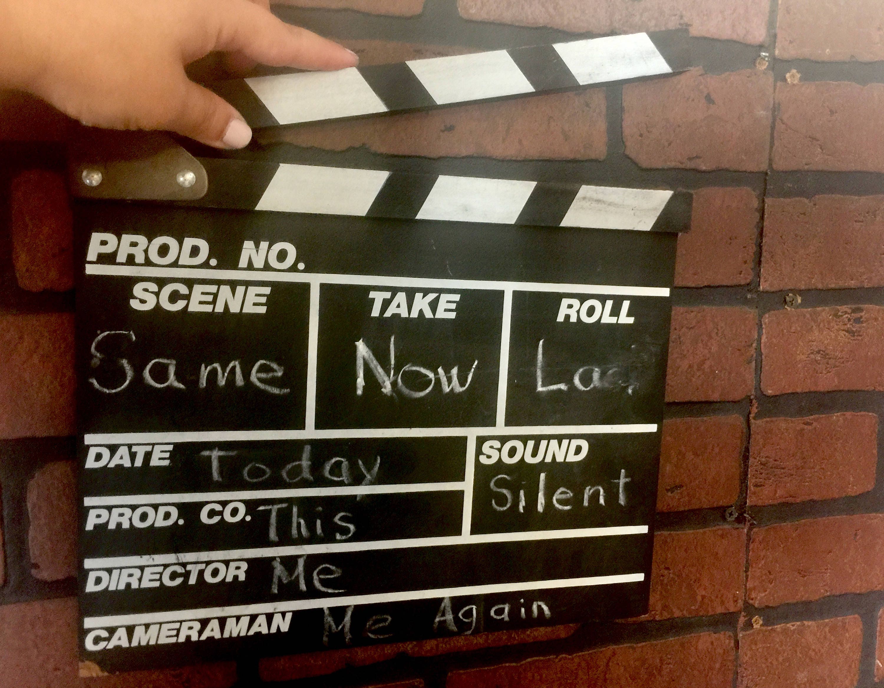 Clap Board Table Centerpieces