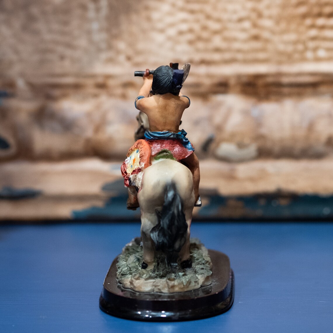 Native American Indian Man Action Statue Figurine Collector's Gift Home ...