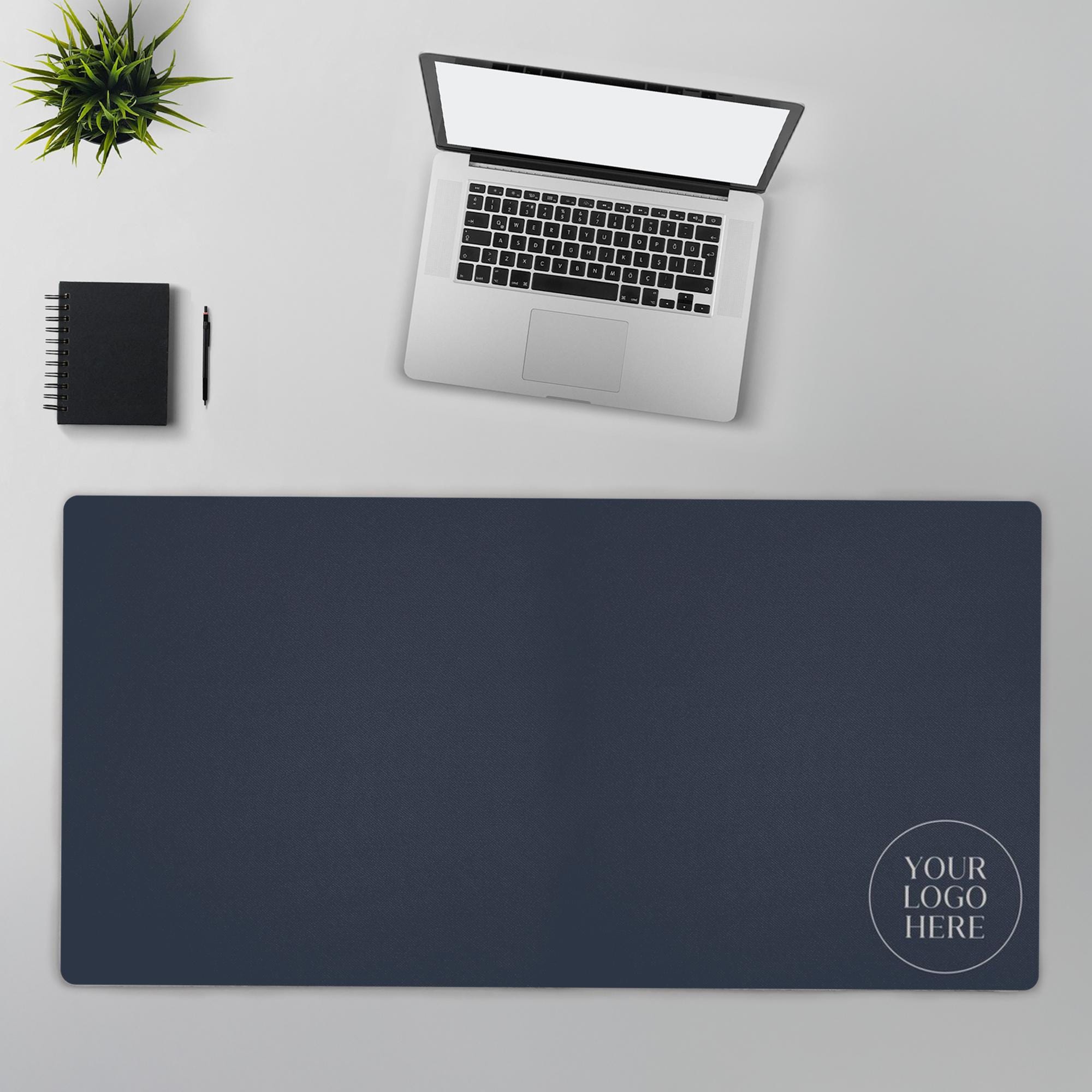 Custom Logo Desk Mat | Personalized Office Gift | Branded Corporate ...