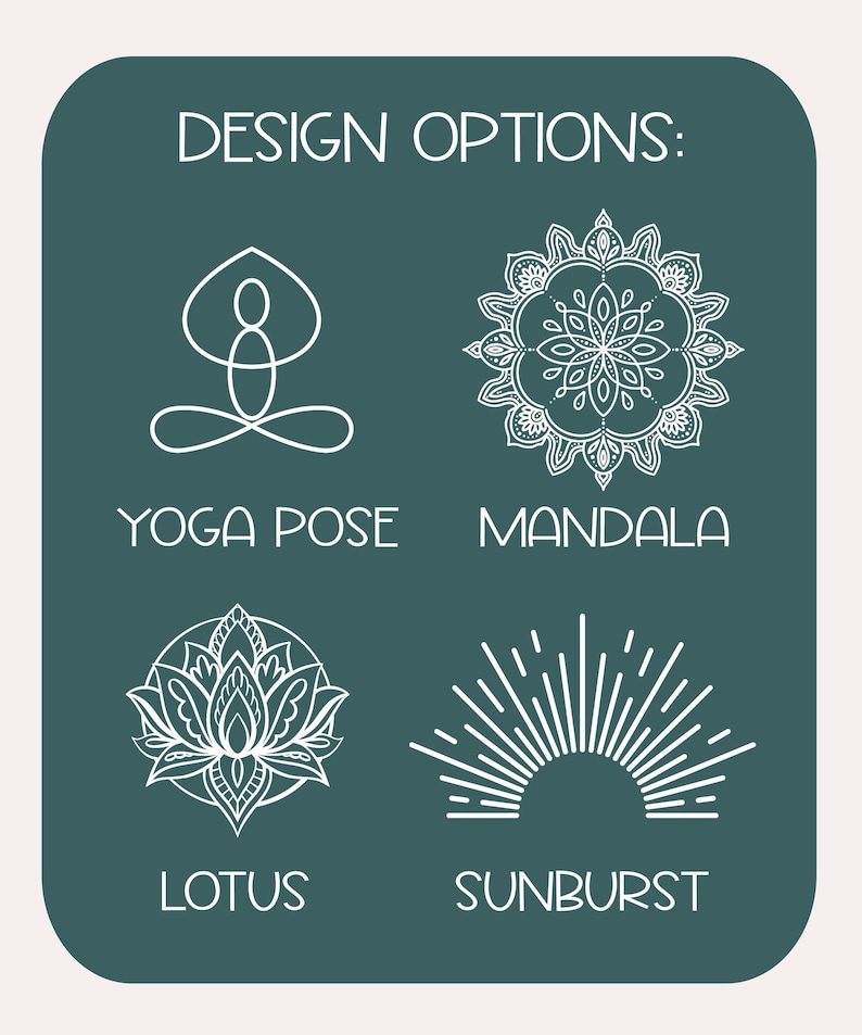 Personalized Yoga Mat | Custom Name Pilates Fitness Mat | Meditation ...