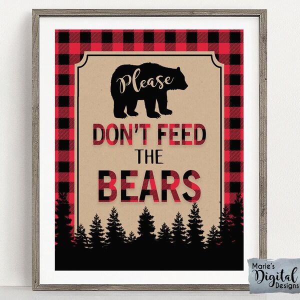 Dont Feed Bears - Etsy