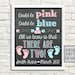 Could Be Pink Could Be Blue All We Know is That There Are Two Printable ...