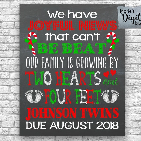 Family is Growing by Two Feet Card - Etsy