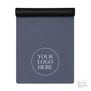 Custom Logo Yoga Mat | Personalized Business Swag | Corporate Gift ...