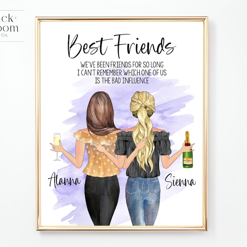 Best Friend Art - Etsy