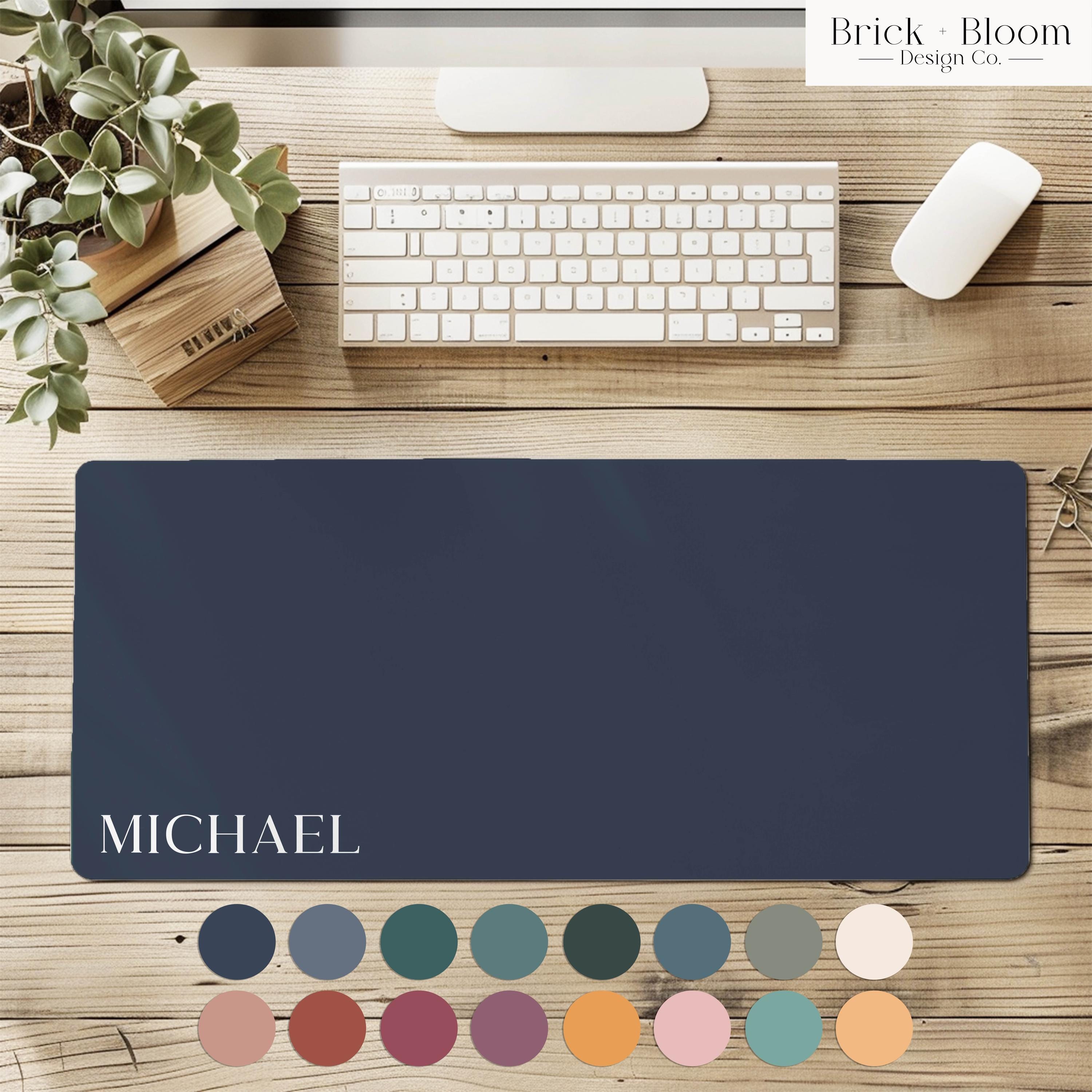 Personalized Desk Mat With Name | Custom Mouse Pad | Desk Decor ...