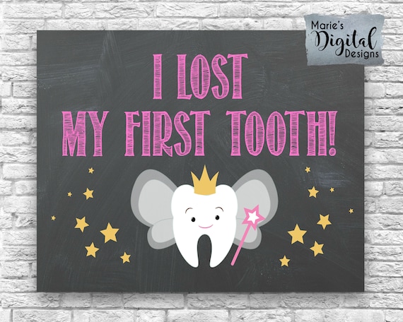 INSTANT DOWNLOAD I Lost My First Tooth / Printable | Etsy