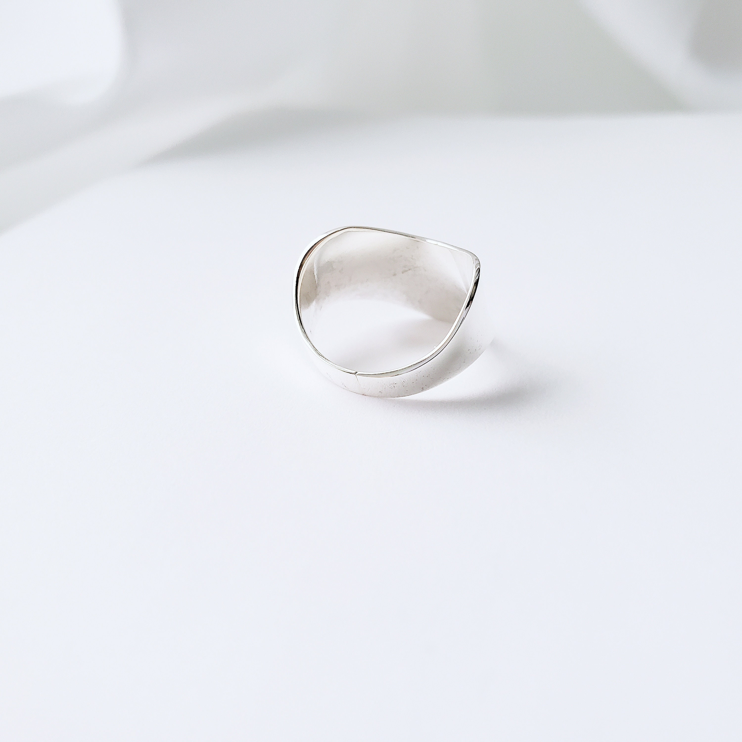 Sterling Silver Bold Wavy Ring 925 Silver Wave Ring Chunky | Etsy