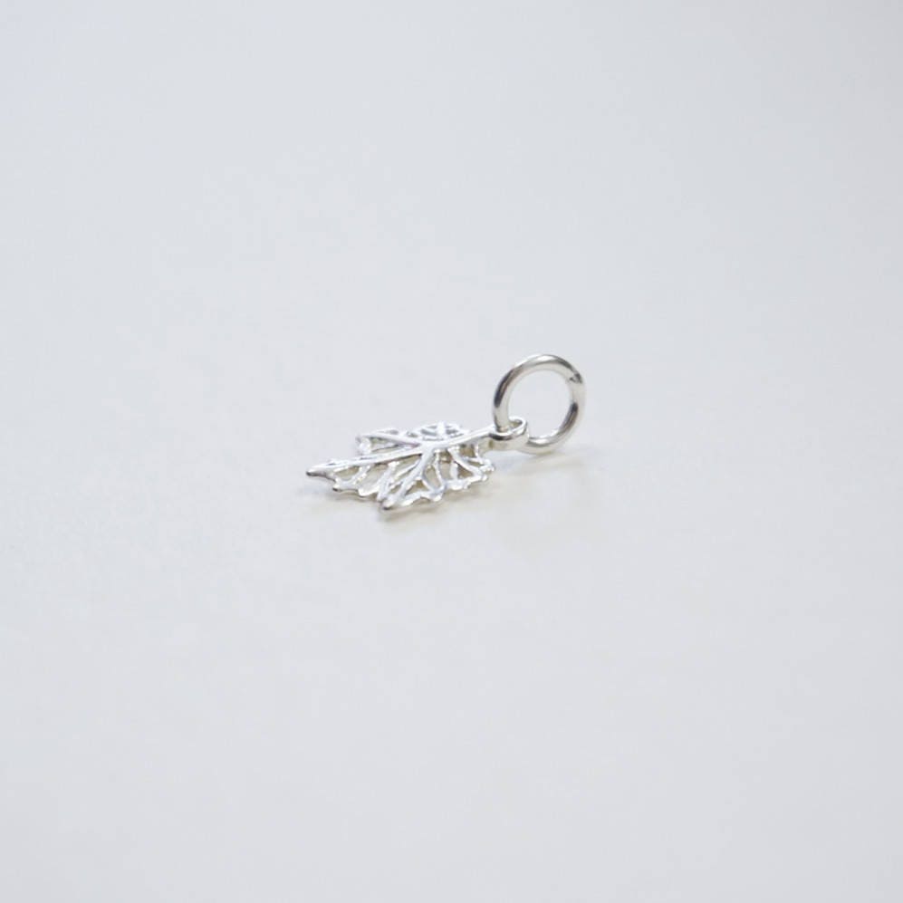 Sterling Silver Filigree Maple Leaf Charm - Etsy
