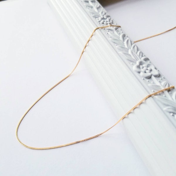 Simple Gold Necklace - Etsy