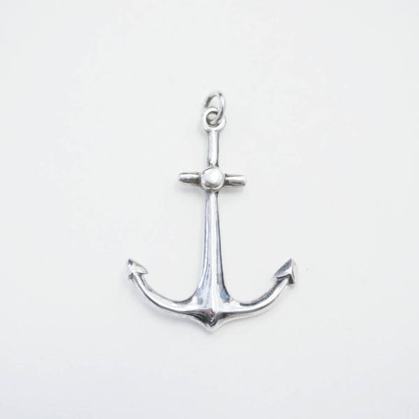 Silver Anchor Charms - Etsy