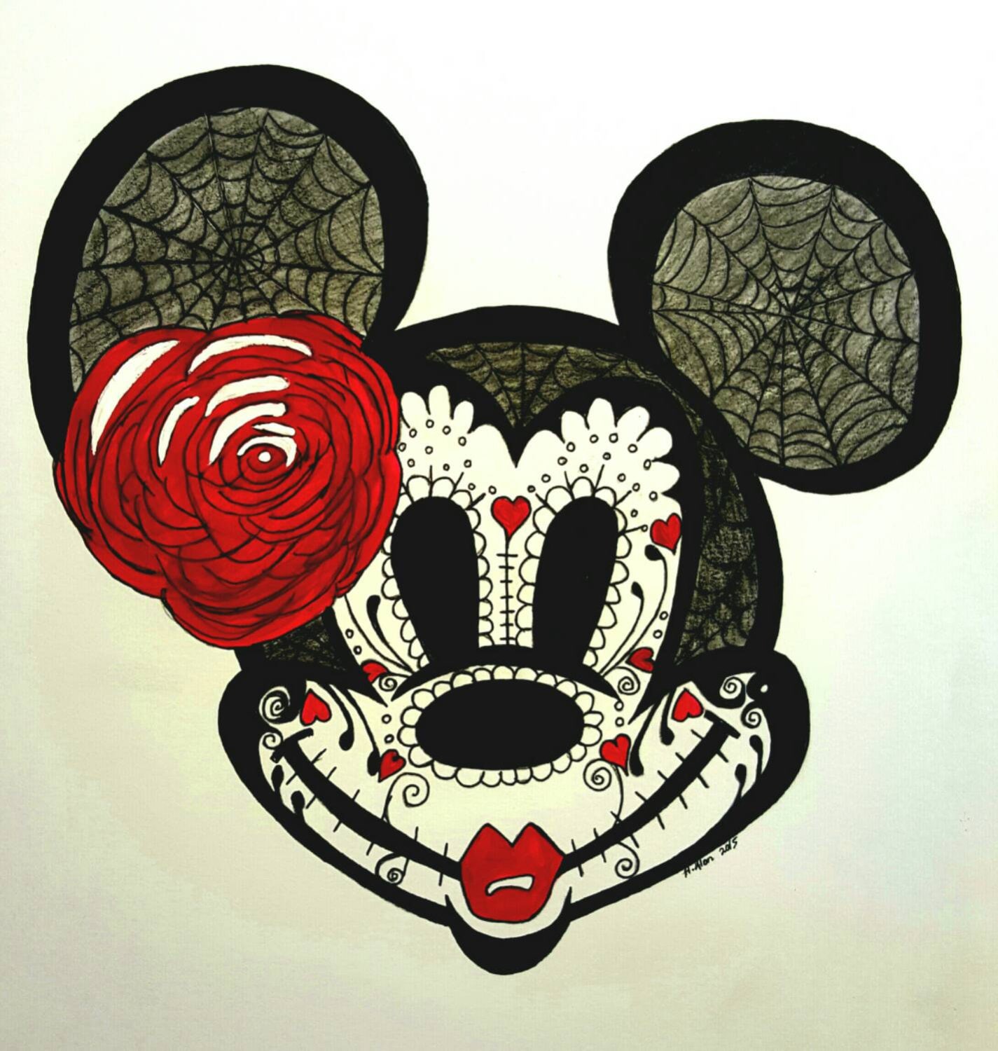 Day of the Dead Minnie Mouse - Etsy
