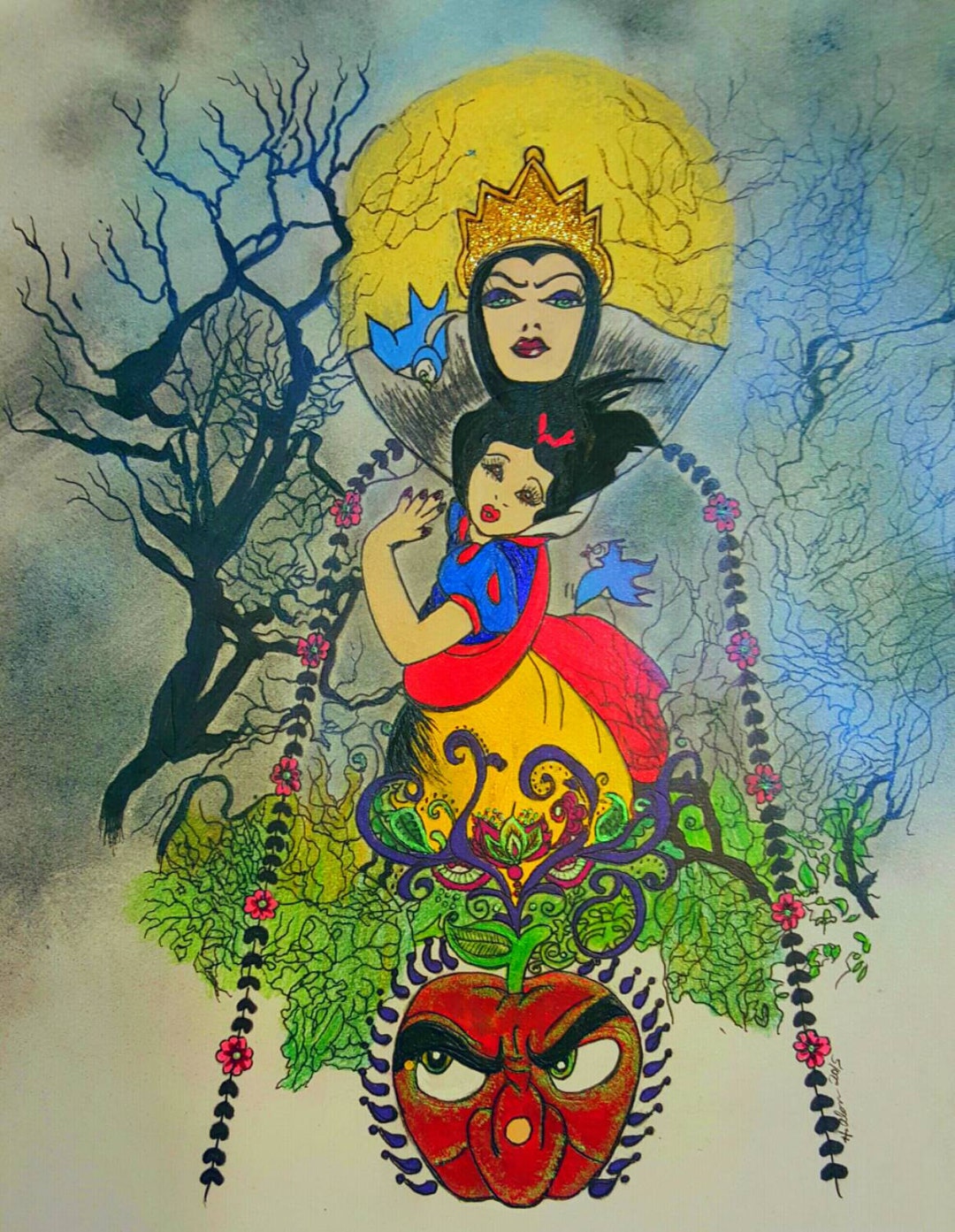 Snow White Scene - Etsy