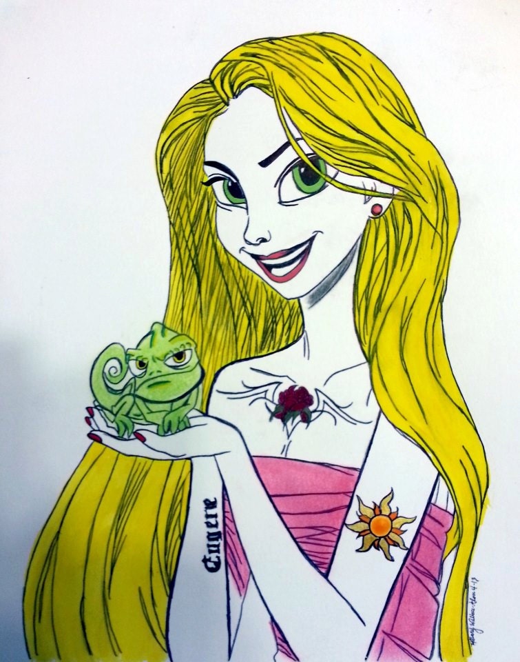 Twisted Rapunzel - Etsy