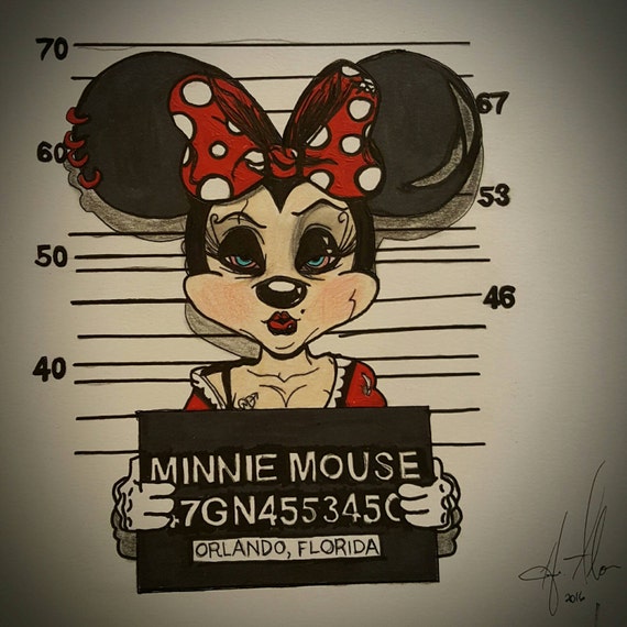 Gangster Minnie Mouse Drawings