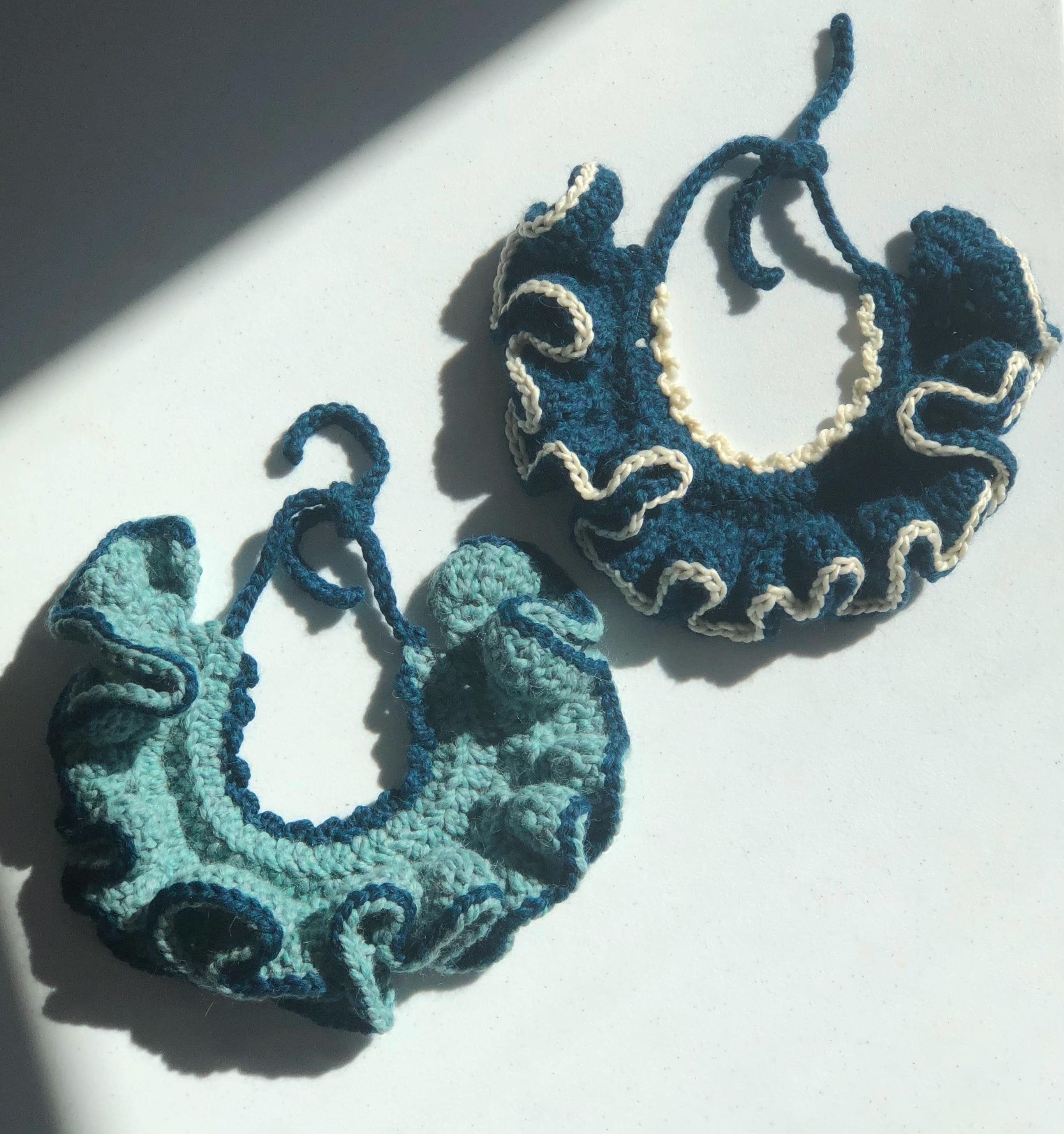 Victorian Crochet Collar Pattern: Easy Ruffle Design (PDF Pattern - Etsy
