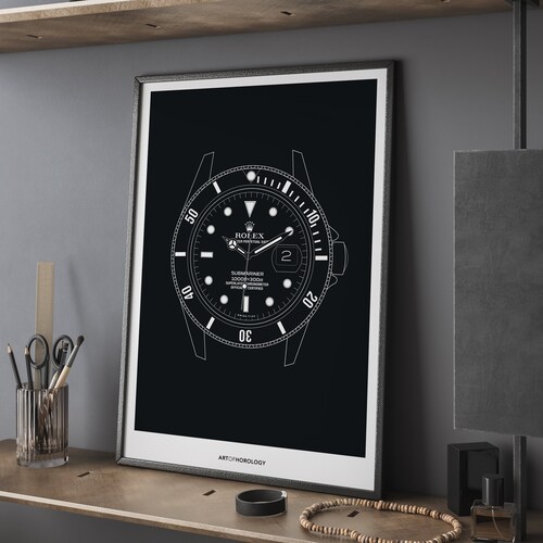 Watch Patent Prints Set of 5 Watch Print Rolex Watch - Etsy