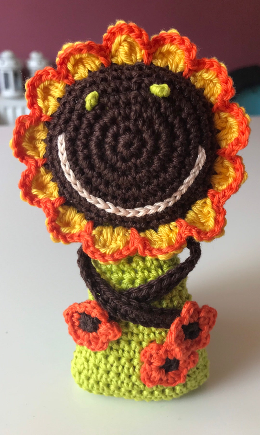 Crochet Sunflower Doll - Etsy