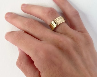 Wide Wedding Band - Etsy