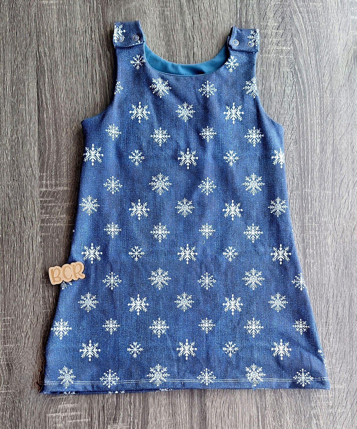 Snowflake Denim Seamless Pattern: Winter Jeans Fabric Print (commercial ...