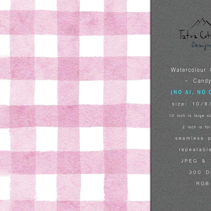 Pink Gingham Fabric - Etsy