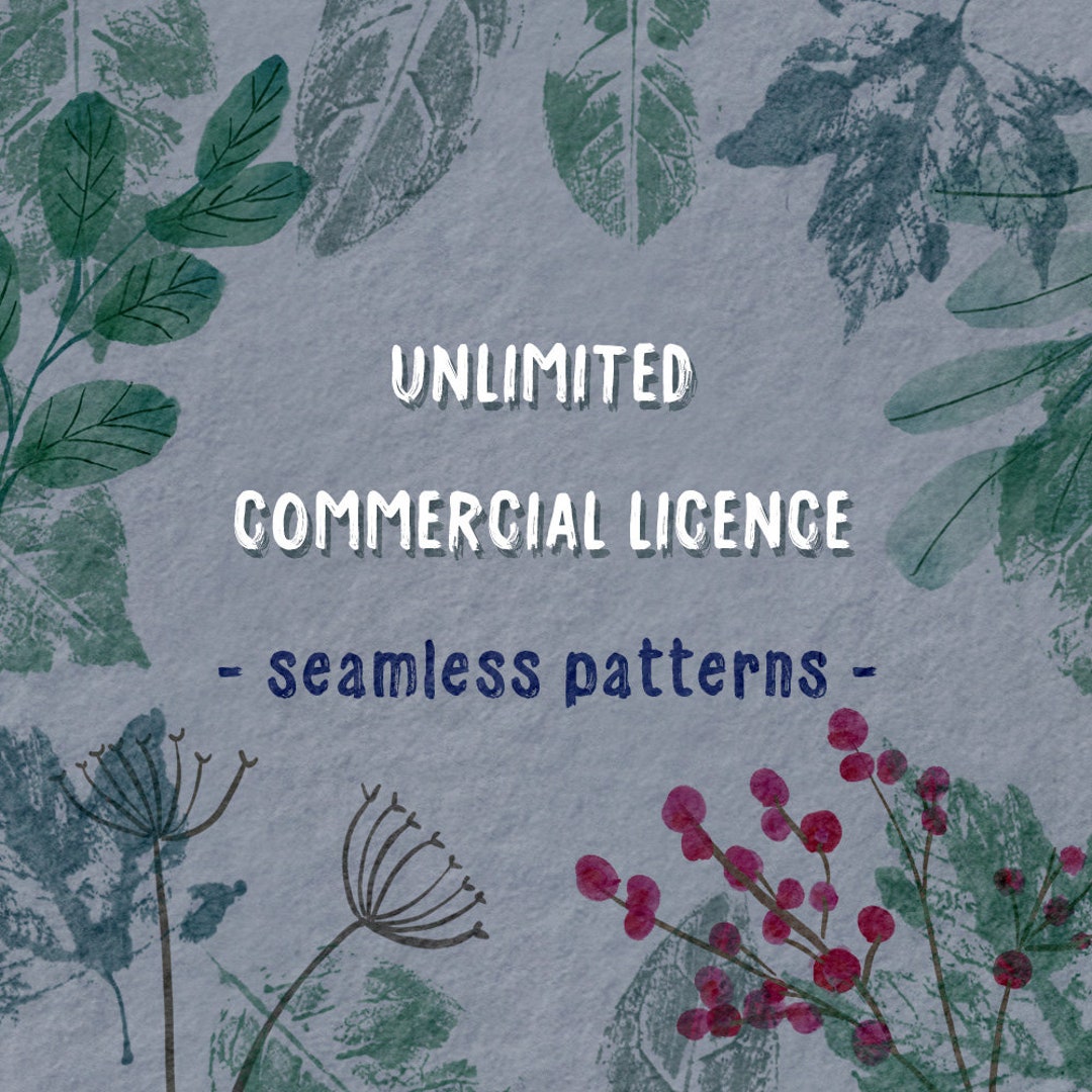 Unlimited Commercial Licence for Seamless Patterns - Etsy
