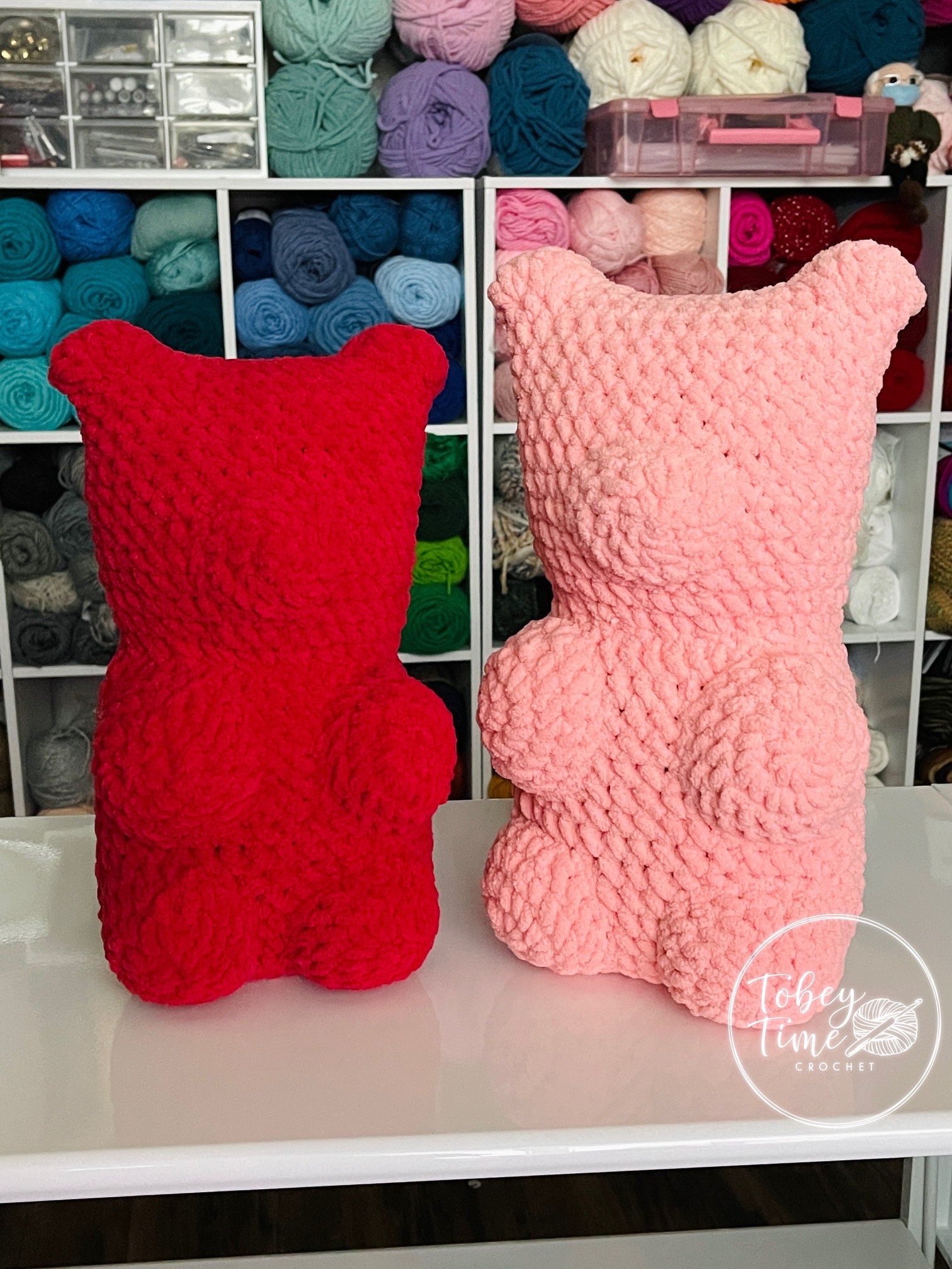 Pattern Gummy Bear Crochet Patterns Includes Two Sizes Large - Etsy