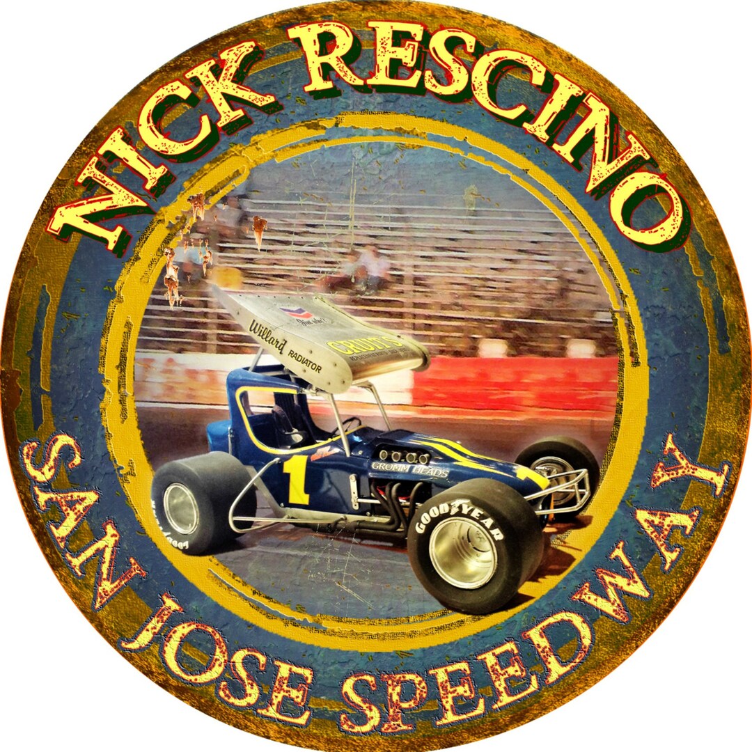 Nick Rescino Round 14" Metal Sign - Etsy