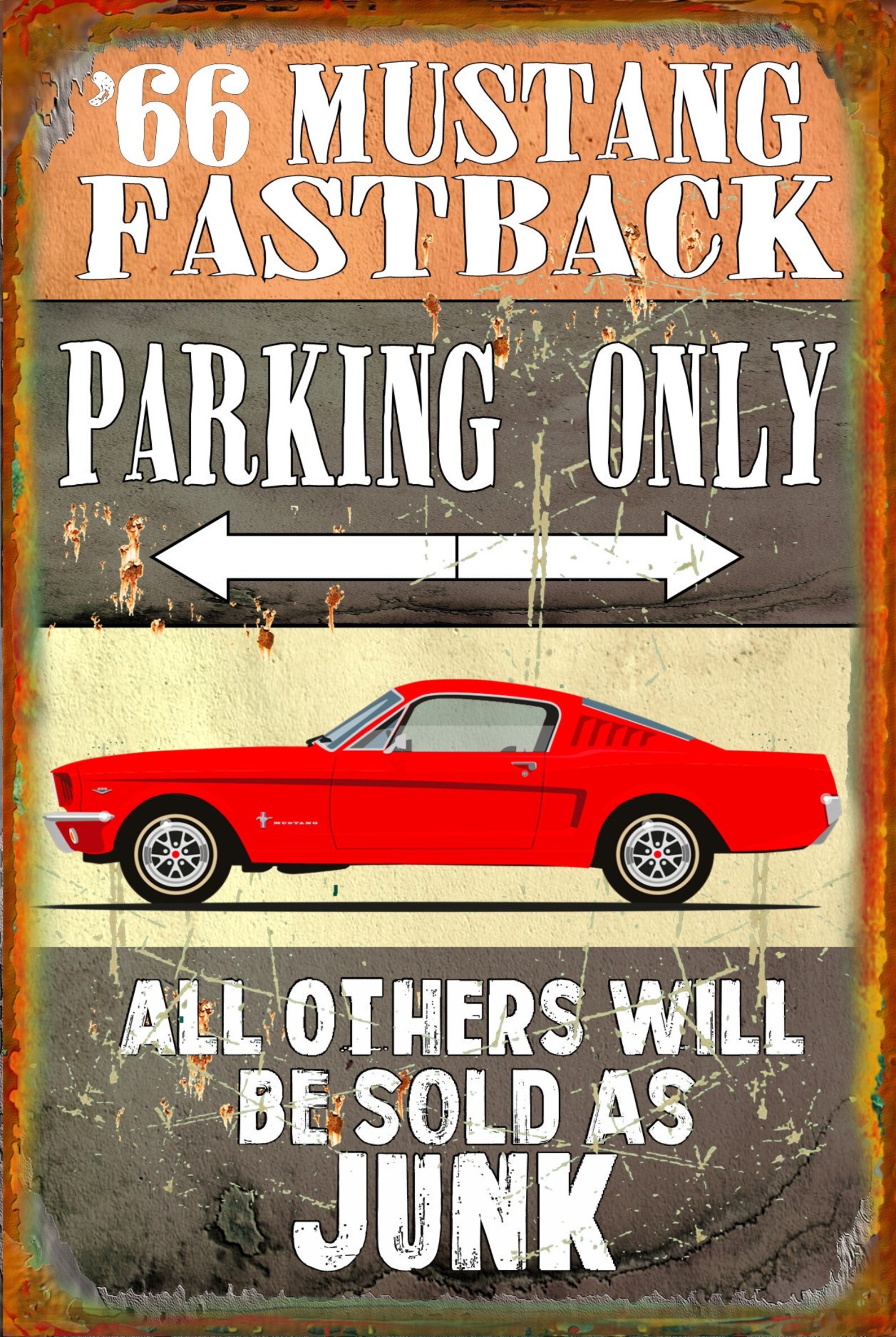 1966 Ford Mustang Vintage Sign 12x18 PH1011 - Etsy