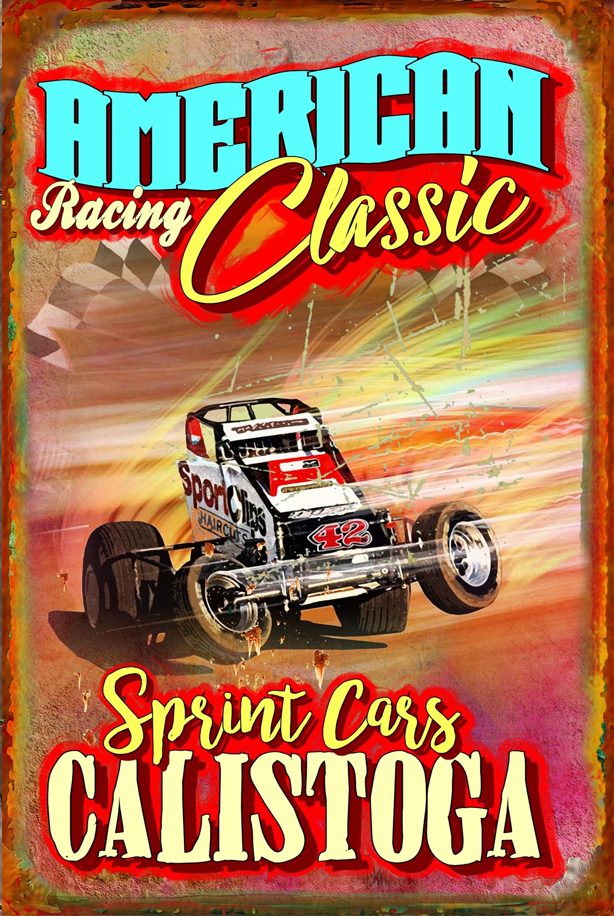Sprint Car Classic Calistoga Raceway Metal Sign 12 X 18 - Etsy