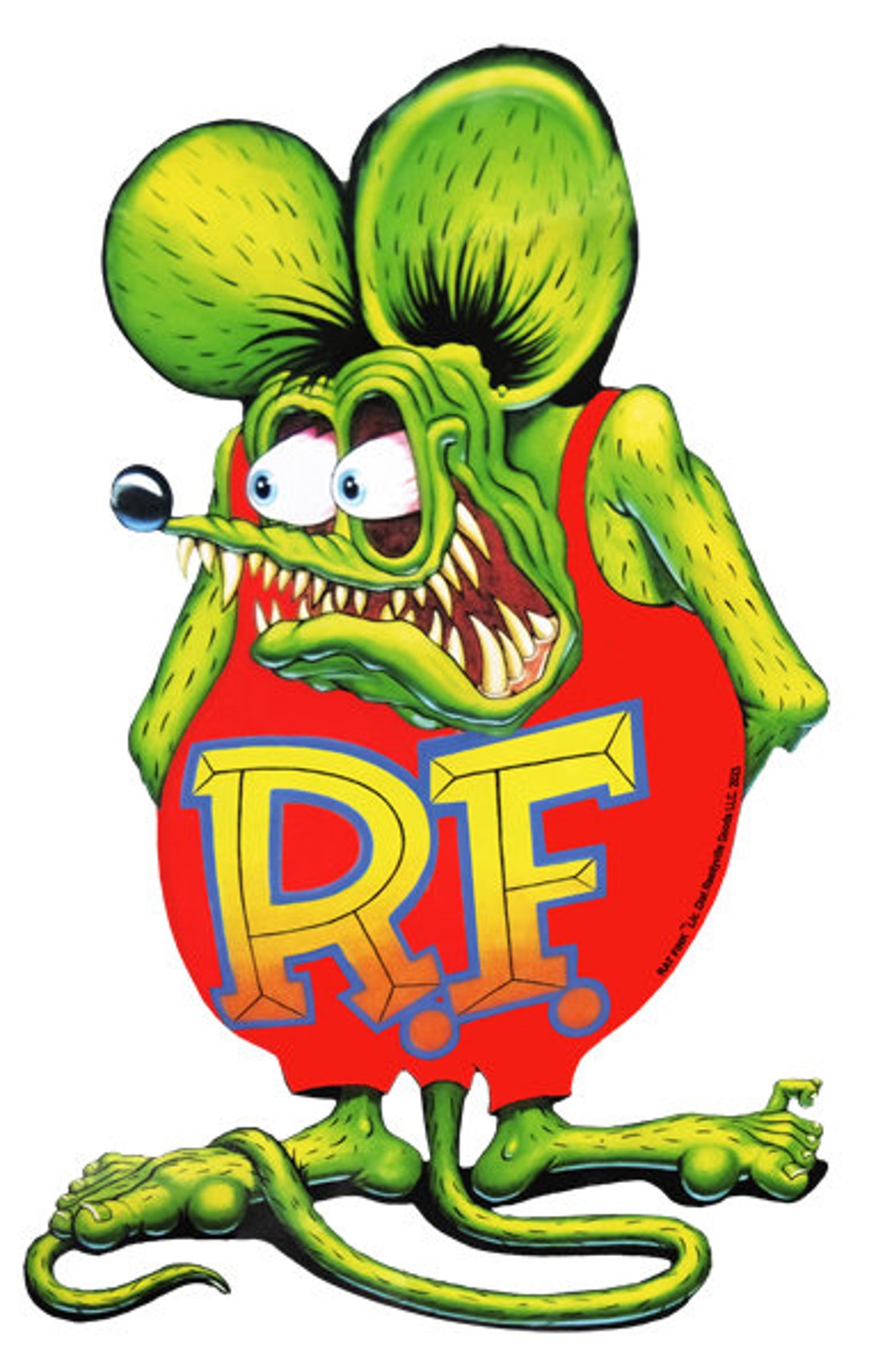 Rat Fink Cut Out Metal Sign. 30x18 18g Steel Made in USA RVG4961S - Etsy