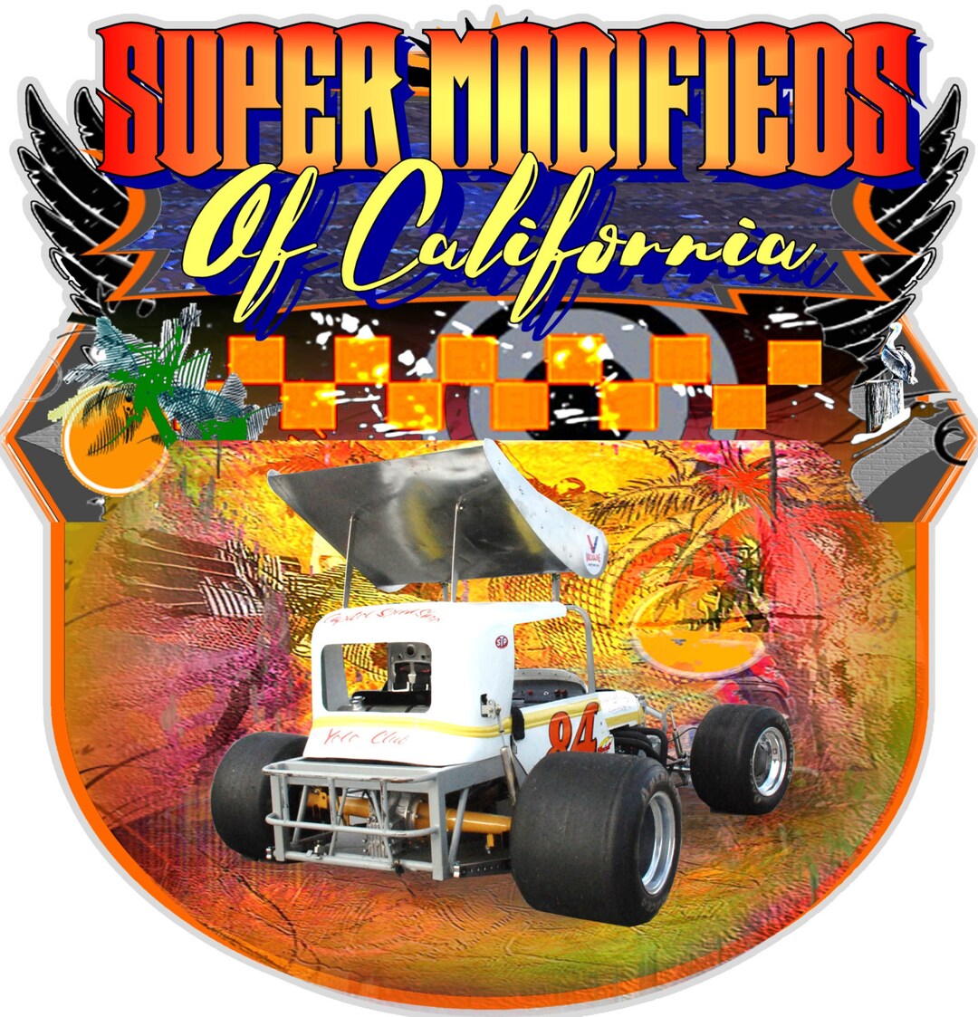 Super Modifieds of California Laser Cut Out - Etsy