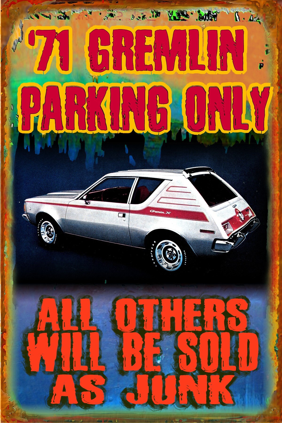 1971 AMC Gremlin 9x12 Metal Sign Free Shipping Ph1145a - Etsy