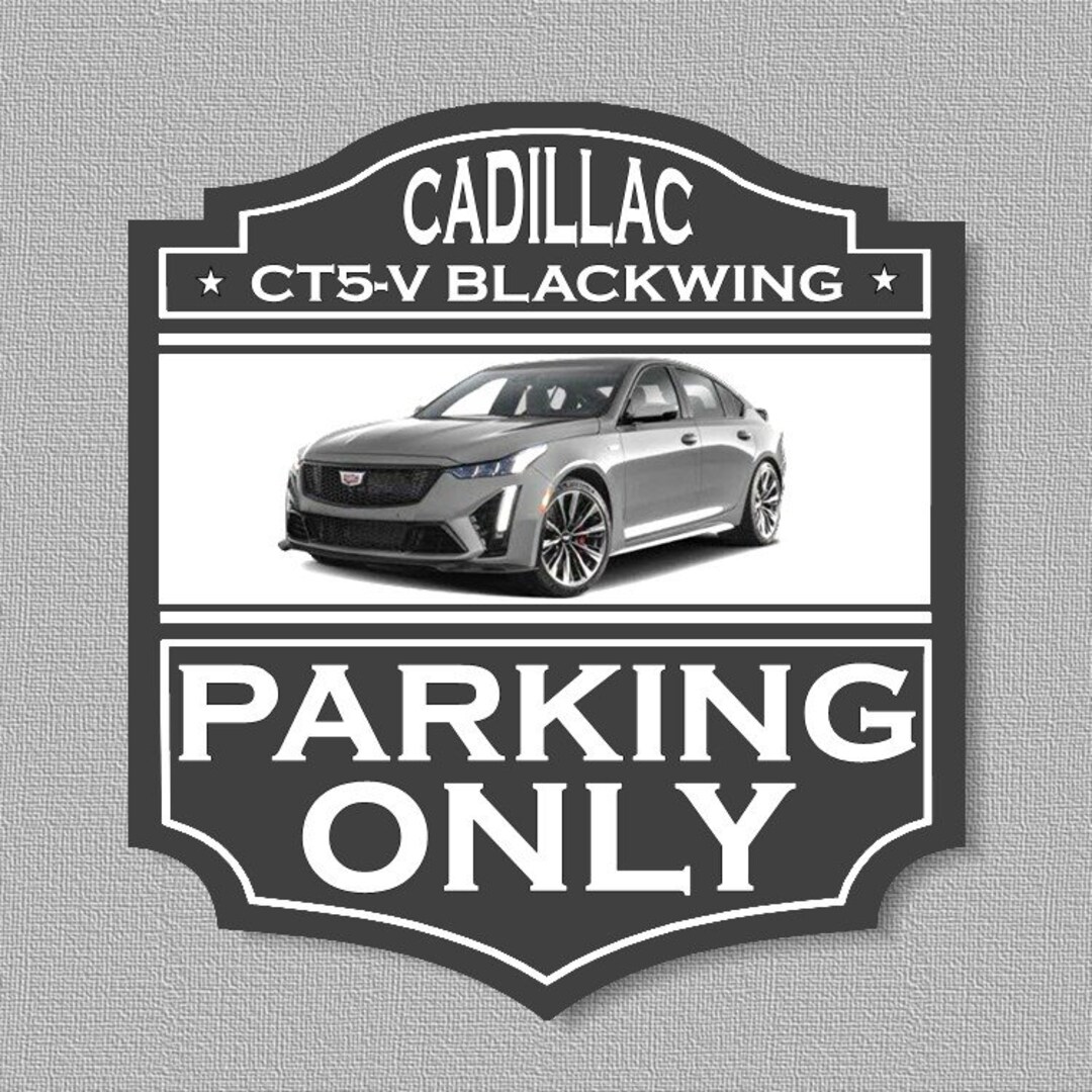 Cadillac No Parking Metal Sign 15x14" Customizable Ph1083s Free ...