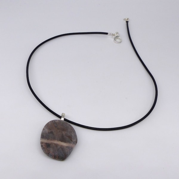 Beach Stone Necklace - Etsy