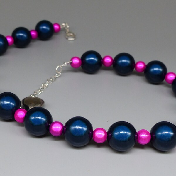 Navy Blue Hot Pink - Etsy