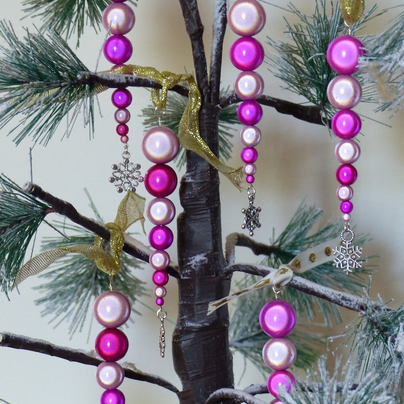 Pink Ornaments - Etsy