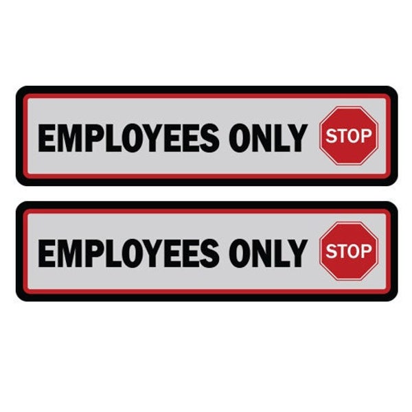 Employee Only Sticker - Etsy
